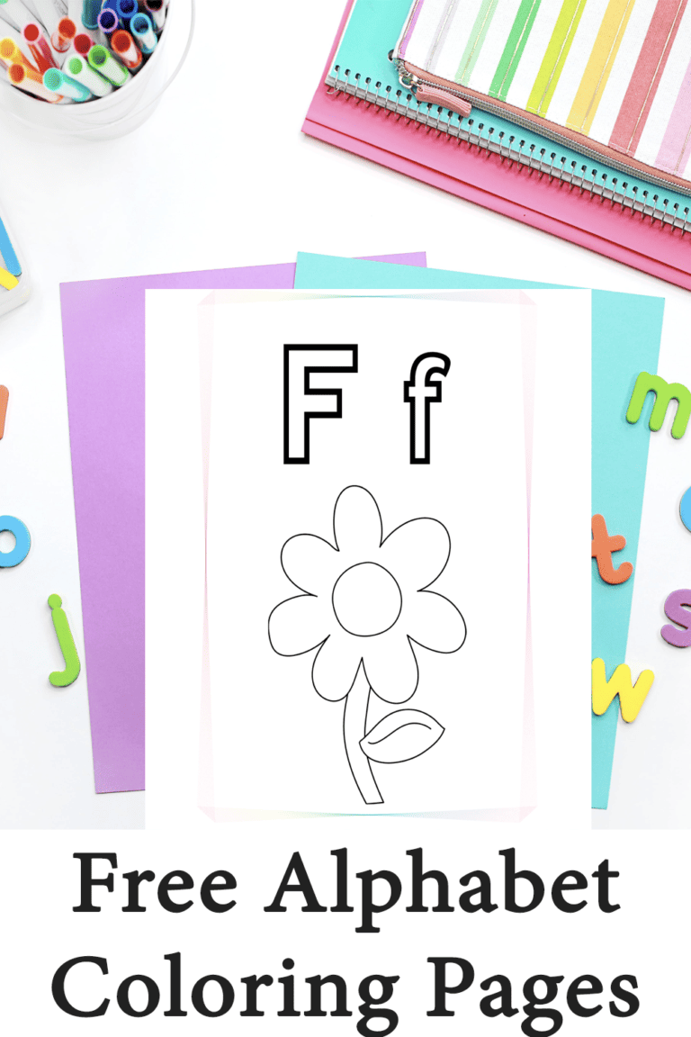 FREE Alphabet coloring pages - Welcome