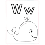 FREE Alphabet coloring pages - Welcome