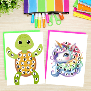 4 free alphabet dot printables for preschool - Welcome